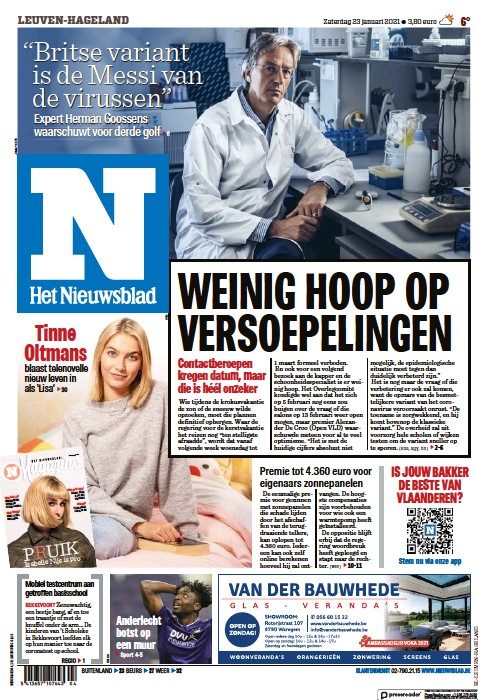 Het Nieuwsblad abonnementen - Bladen.be